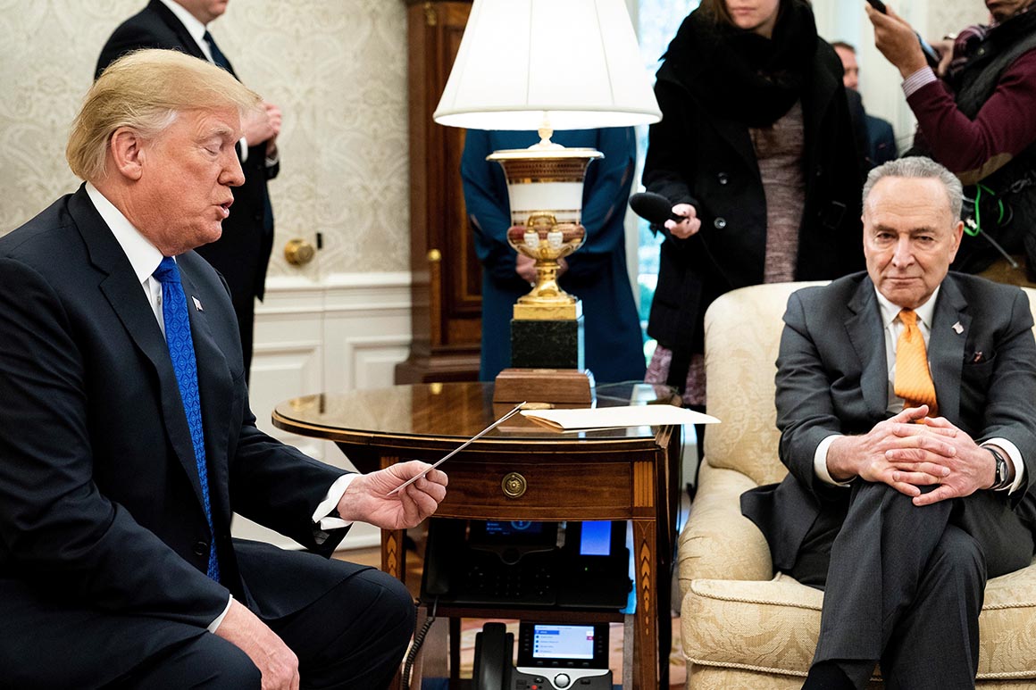 GO TO HELL! —Trump tells Democratic senate leader Schumer