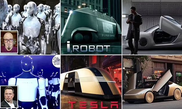 "Hey Elon, can I have y designs back please?" I, Robot director accuses ...