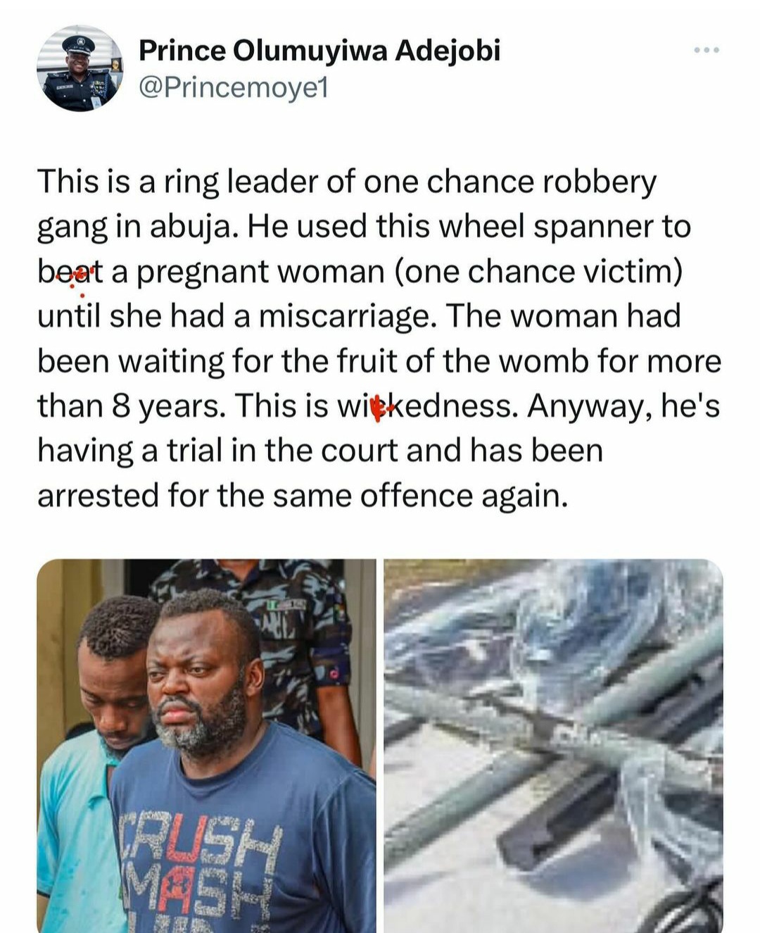 Police arrest ring-leader of one-chance gang who beat up pregnant woman ...