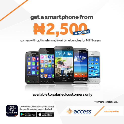 Access Bank Unveils Smartphone Device Financing Scheme