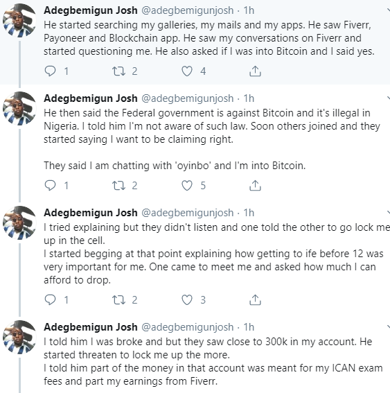Twitter stories: Nigerian man demands justice after alleging police ...