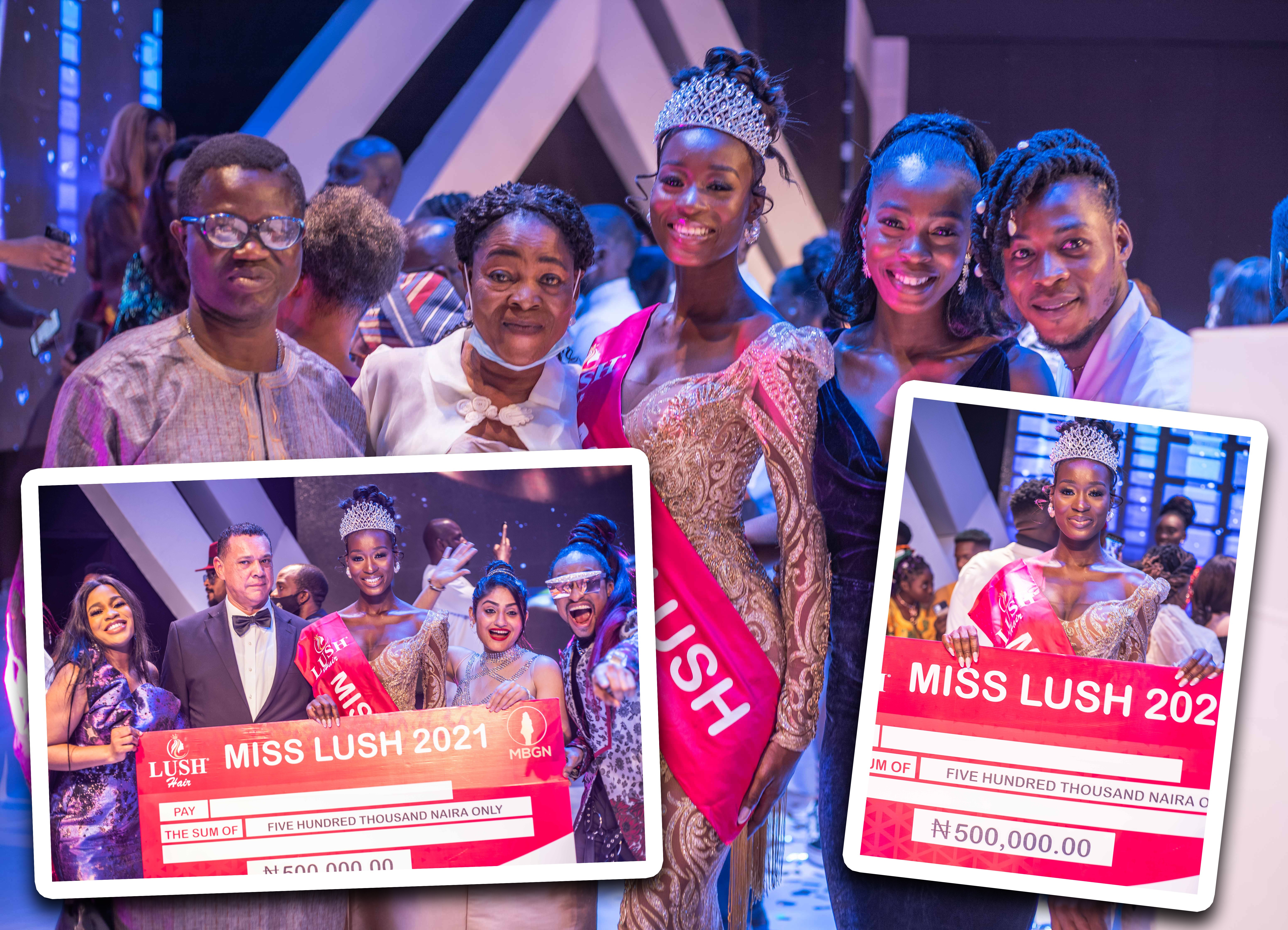 Miss. Lagos of 2021 MBGN Pageant Crowned Lush Hair Ambassador