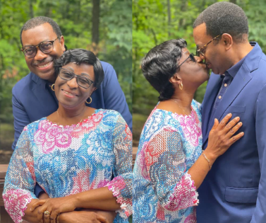 African Development Bank president, Akinwunmi Adesina and wife, Grace ...