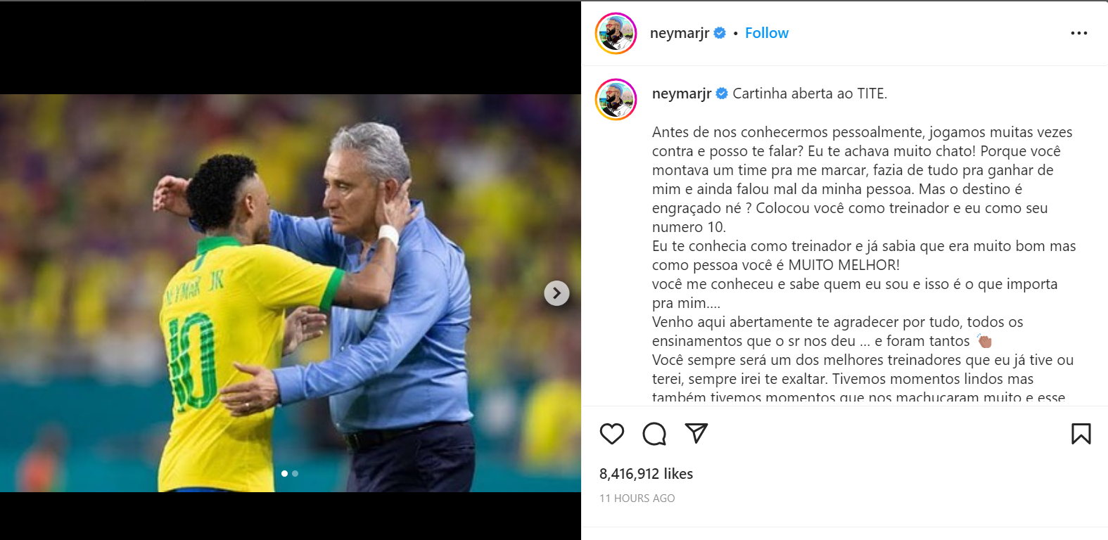 We had beautiful moments - Neymar sends emotional goodbye message to ...