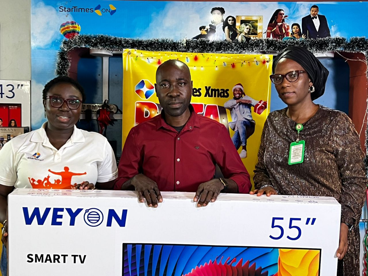 Customers Win 55’’ Smart TV, Other Prizes in the Weekly StarTimes Beta ...
