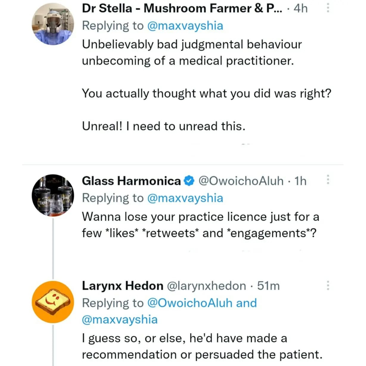 Male doctor reveals that he sent a female patient away after she ...