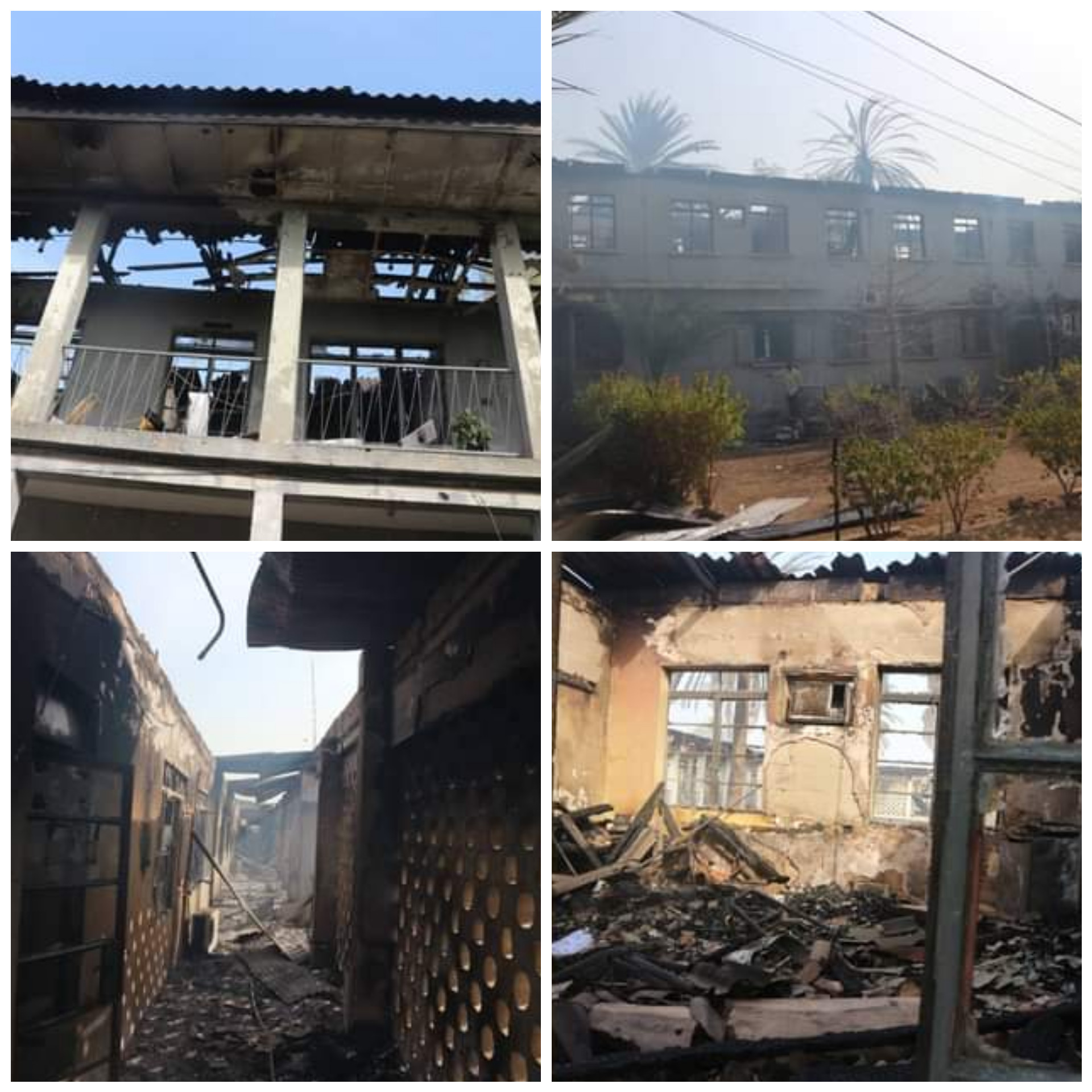 Fire guts Kano State Police Command headquarters (photos)