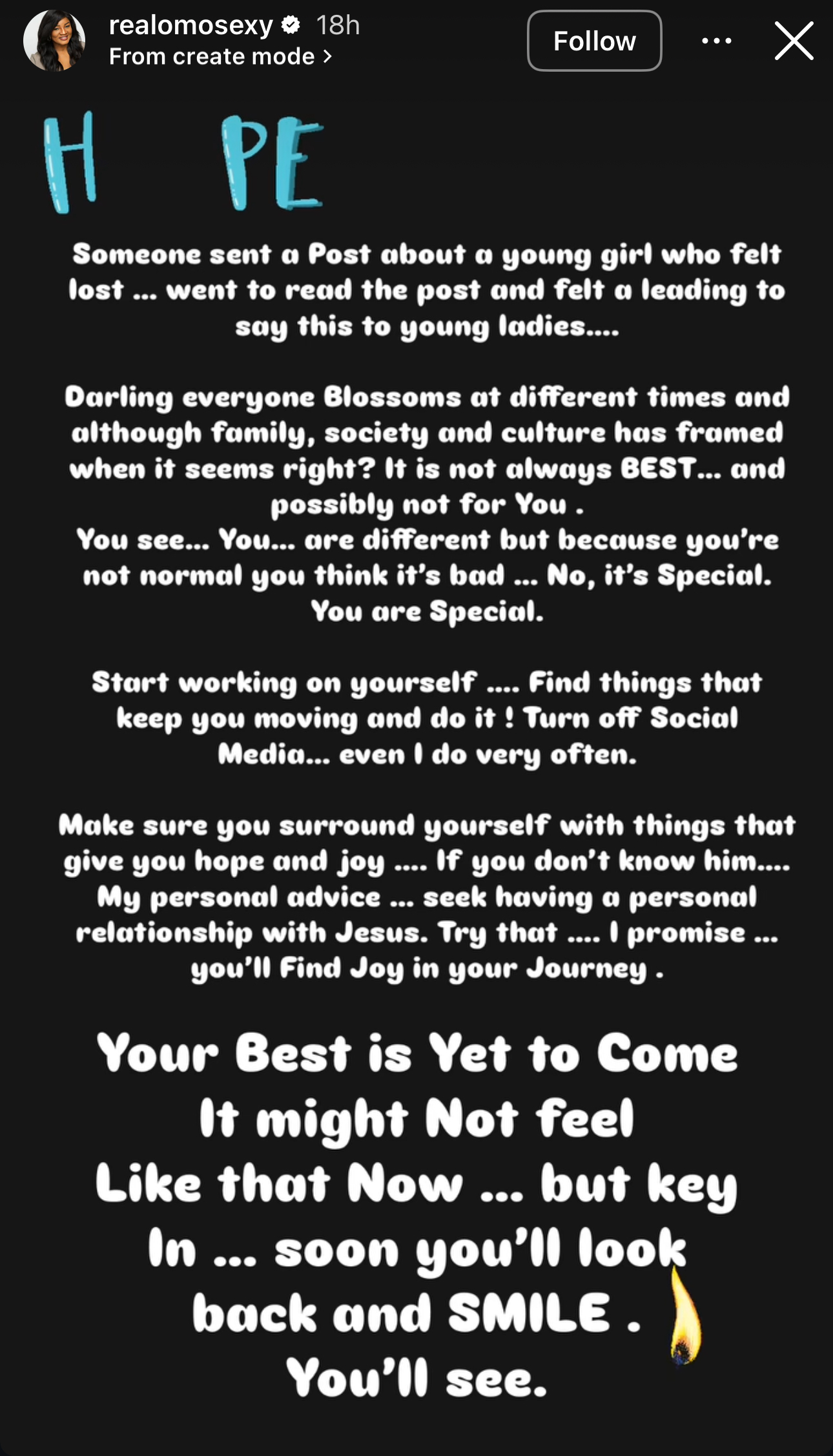 "You are special” - Actress Omotola Jalade-Ekeinde shares heartfelt ...