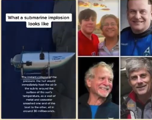 Here’s what a submarine implosion looks like after all five on the ...