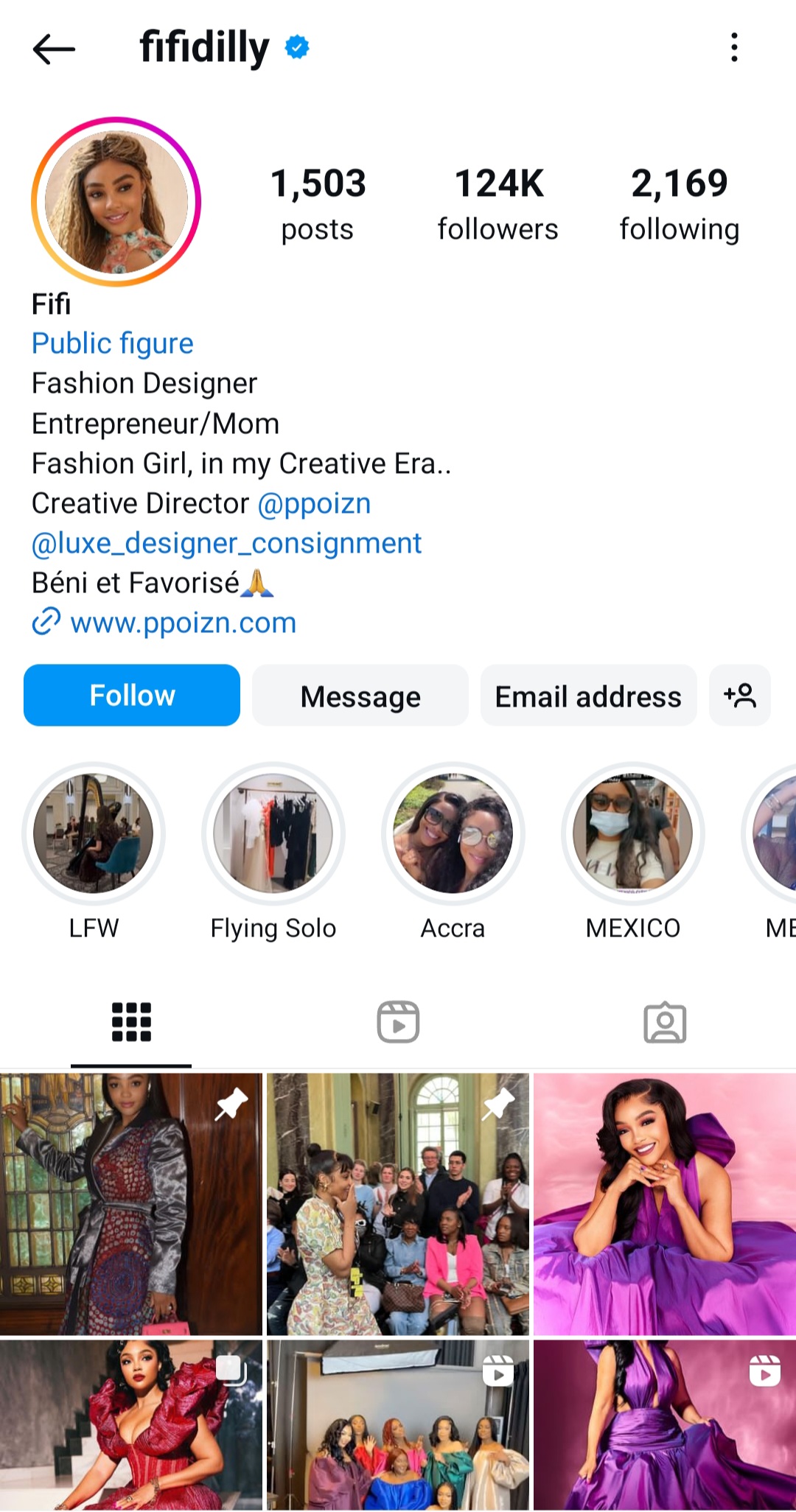 Fashion designer, Fifi Dilly changes Instagram bio after her ex-husband ...