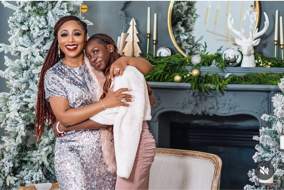 Dakore Egbuson-Akande releases rare family photos to mark Christmas