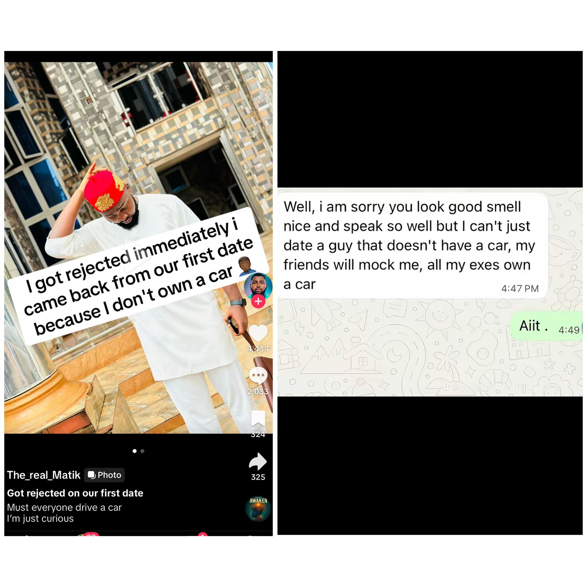 My friends will mock me - Nigerian man shares chat between him and a ...