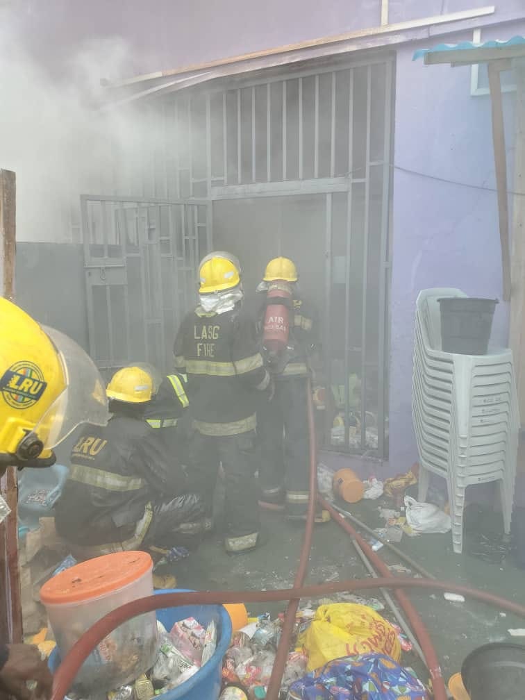 Seven children rescued in Lagos orphanage home fire (photos)