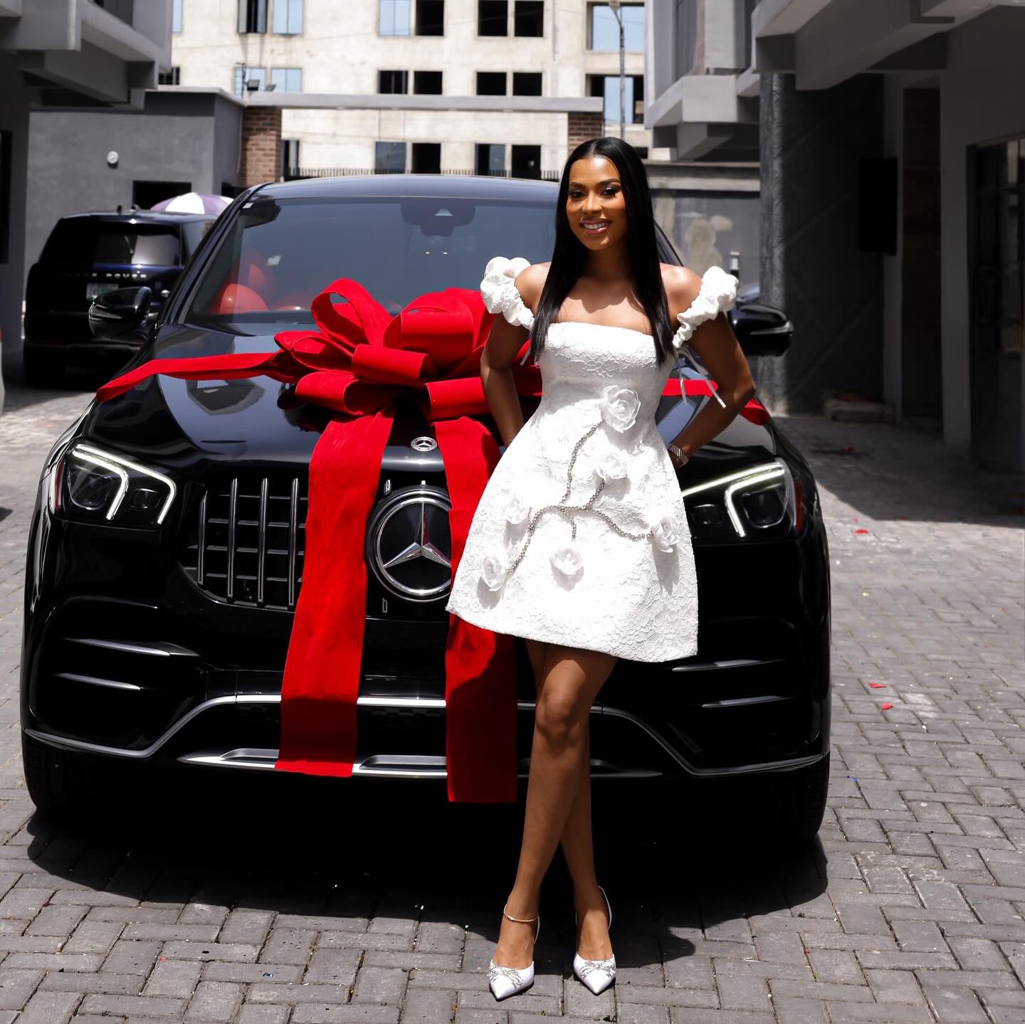 BBnaija star, Nini, acquires a Mercedes Benz GLE 53 (photos)